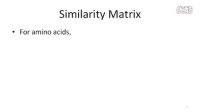 序列比对中关于同源、相似性、相似性矩阵和点阵图的补充材料