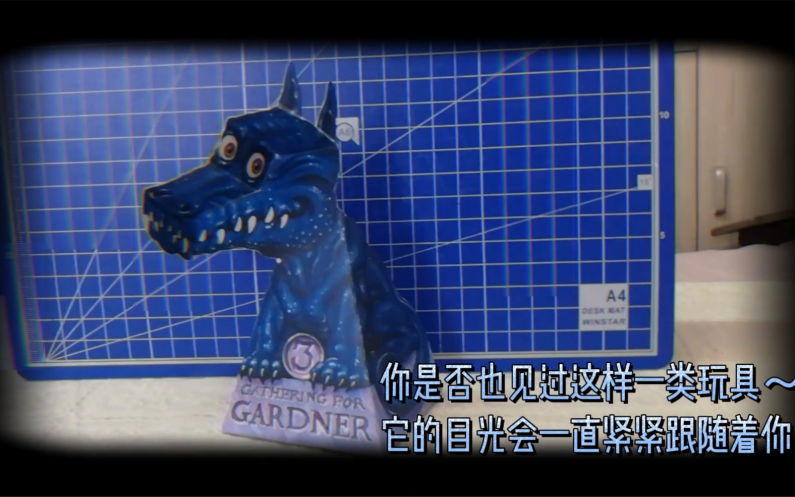 【视觉差】一直盯着你看的3D恐龙纸模型