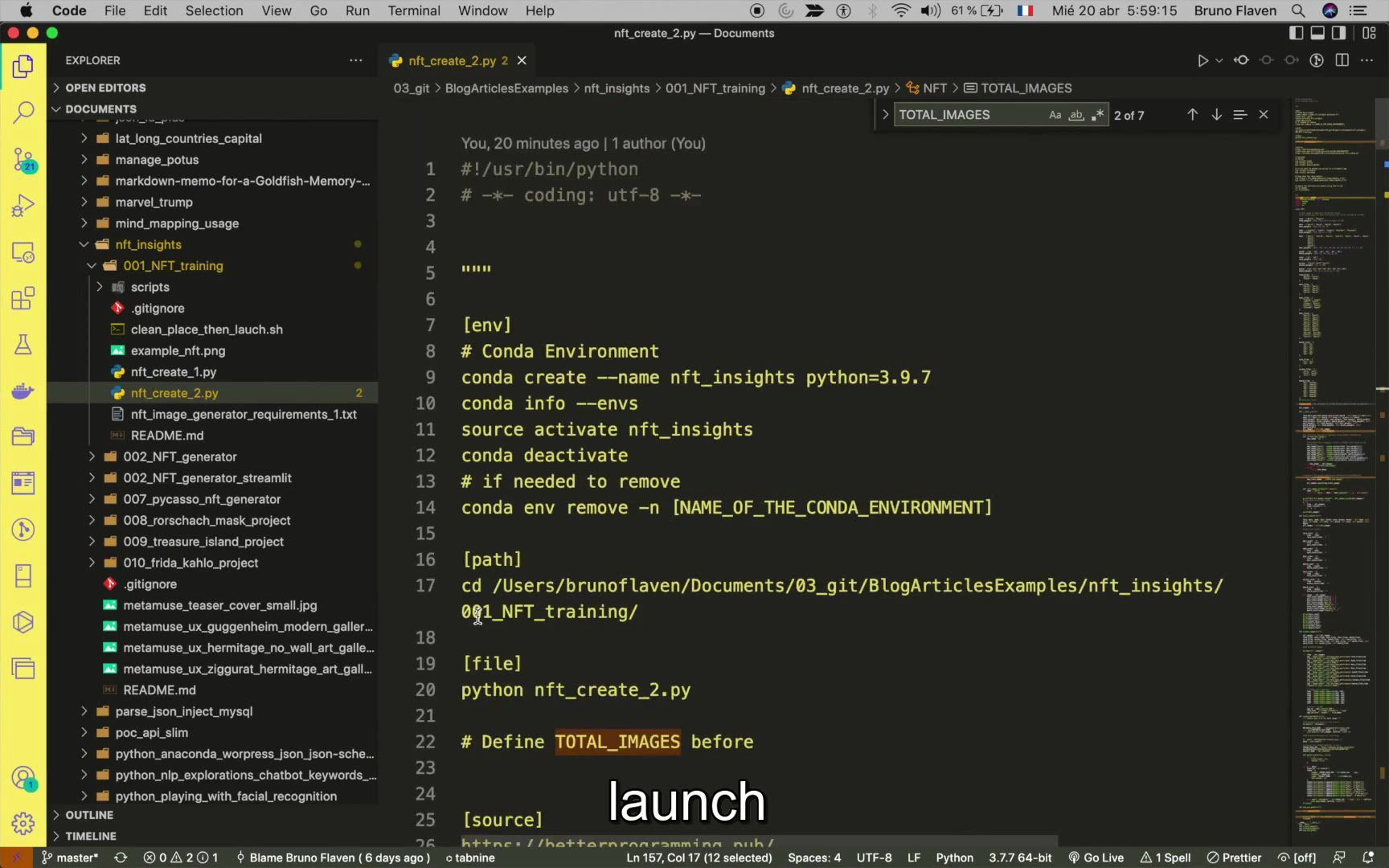 【中英字幕】在 Python 中使用简单的 NFT 生成器创建 NFT 生成艺术...
