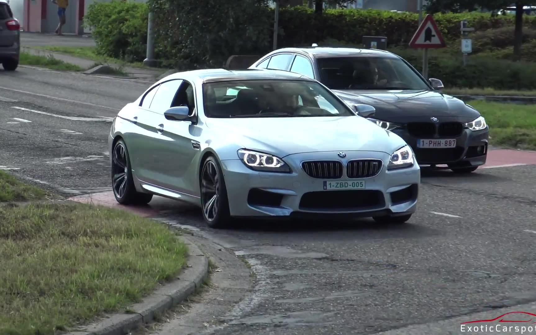 ...650HP BMW M6 F06 Gran Coupe 改装Akrapovic排气系统[60FPS]