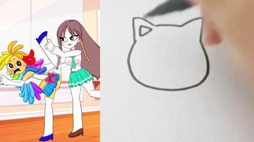 一定要注意安全看动画学画画 亲子育儿