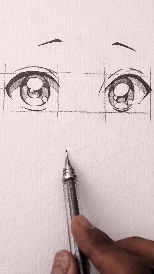 教你画一个动漫脸