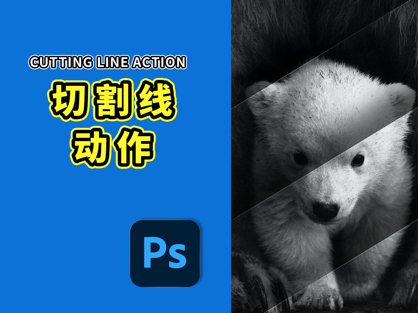 1009、PS教程就这么简单——切割线动作