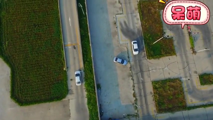航拍俯视驾校科目二场地,3分钟记录模拟考试全过程