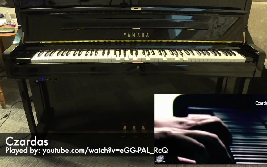 钢琴转谱技术演示 Piano Transcription Demo(查尔达什舞曲 Czardas)