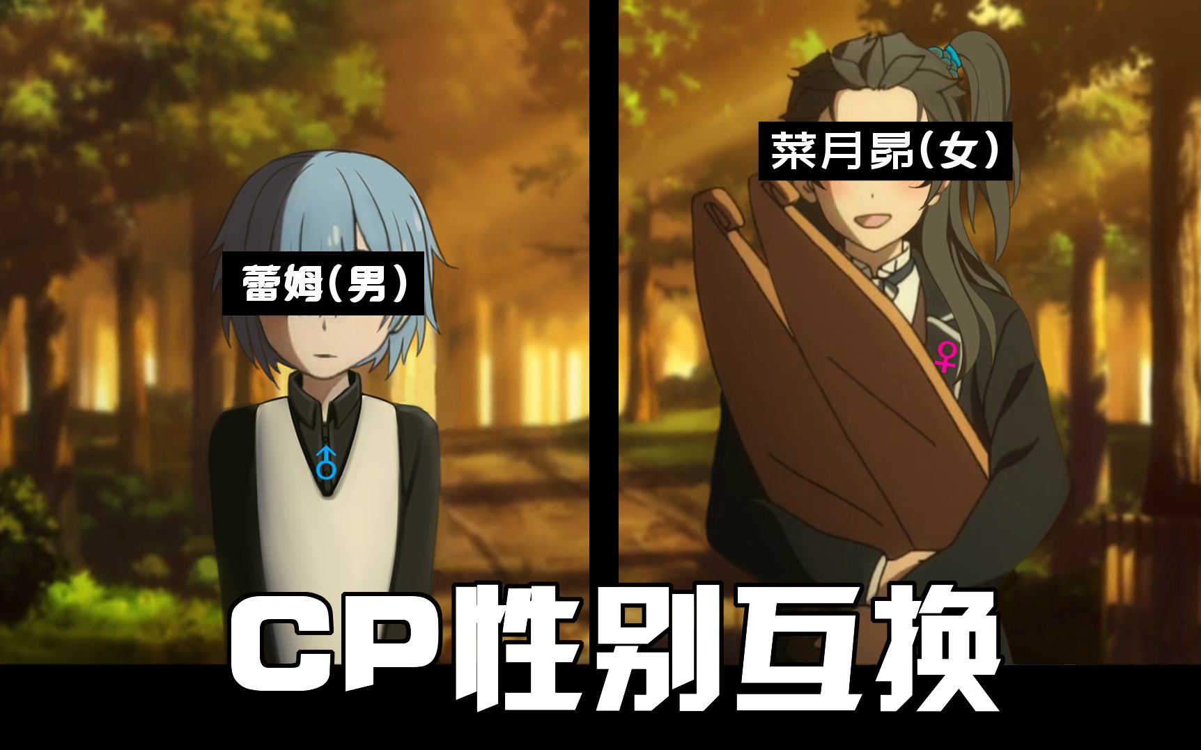 【性转】蕾姆与菜月昴性别互换后,你还粉这对CP吗?【RE0】