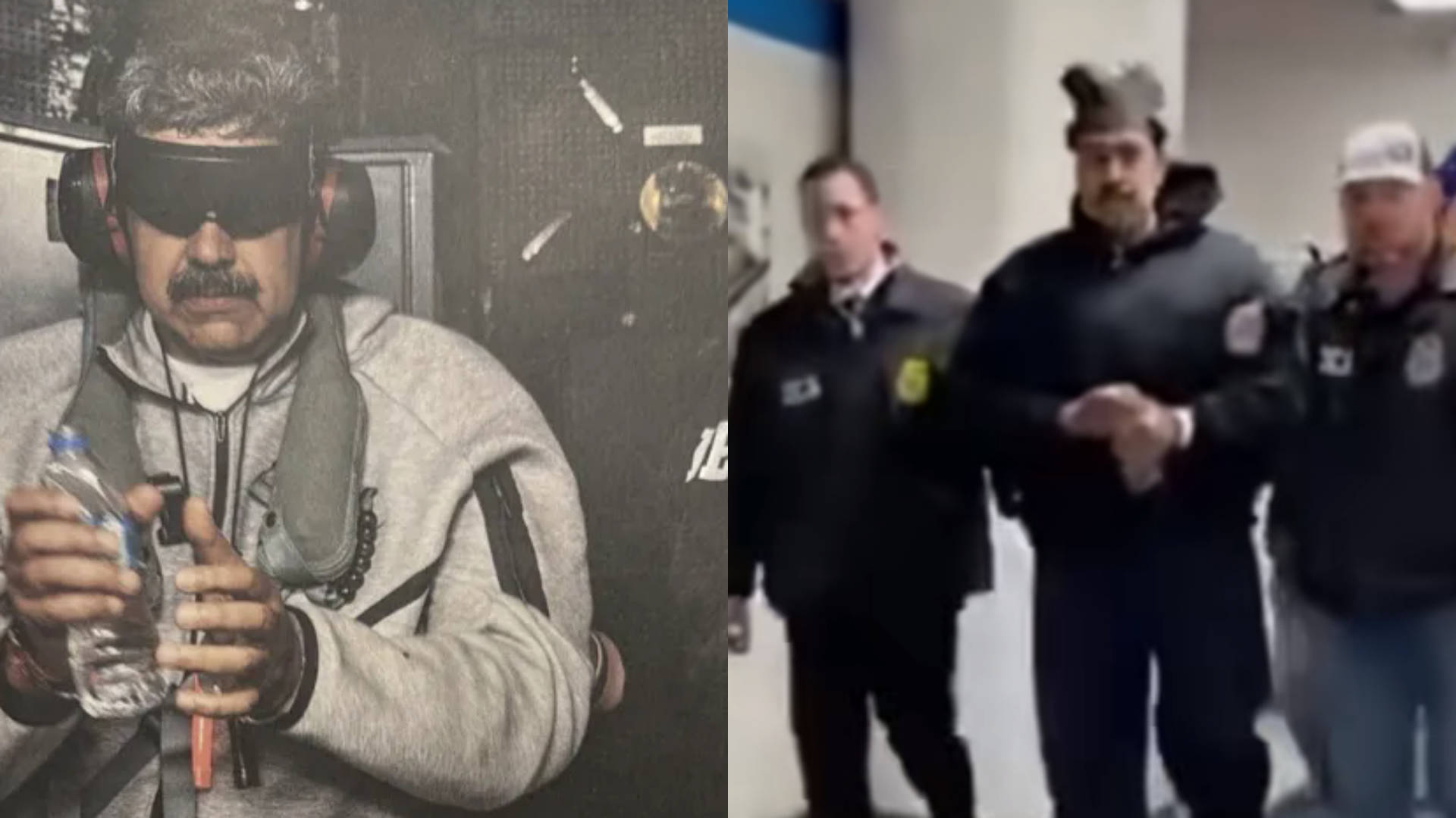 马杜罗夫妇从睡梦中被美军抓走,戴手铐蒙眼押上军舰,网友:这是绑架