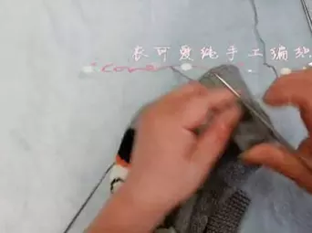 依可爱纯手工编织教程 -基础篇-低圆领、圆领挑针法