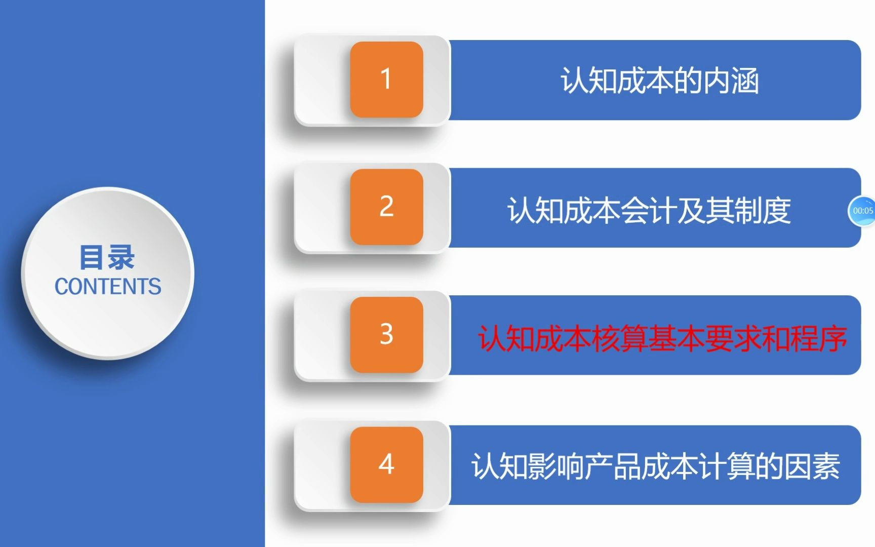 1.3.4认知成本会计核算基本要求和程序
