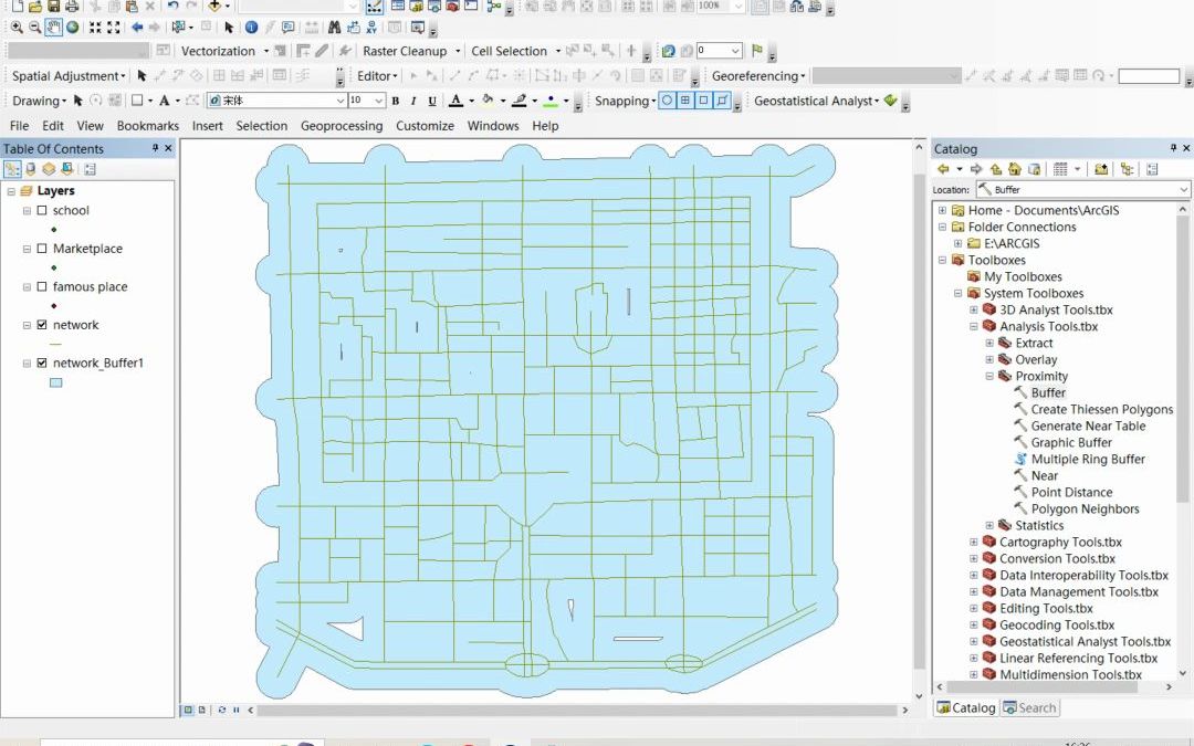 Arcgis!今天上的课的操作,怕自己以后忘好来复习下