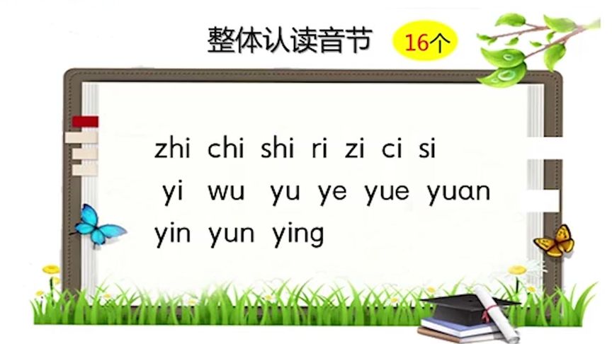 一年级拼音:巧学声母韵母、整体认读音节、字母表,孩子一遍就会