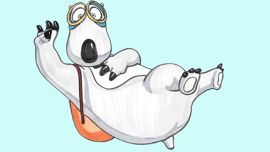 绘本故事 简笔画 可爱又憨憨的倒霉熊贝肯