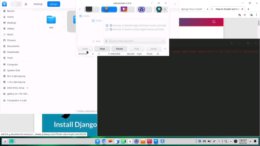 django python 在國産deepin linux下運行,自帶sqlite3.