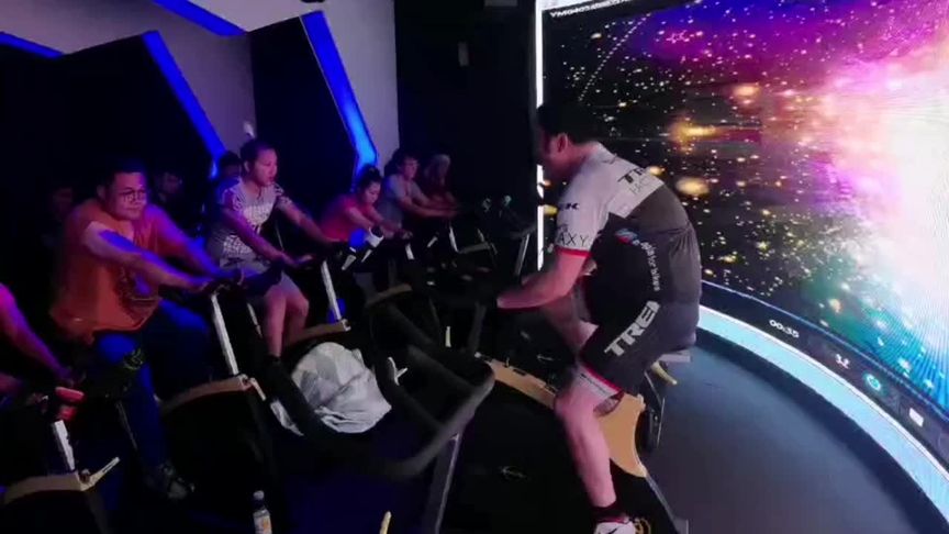 动感单车练起来#动感单车