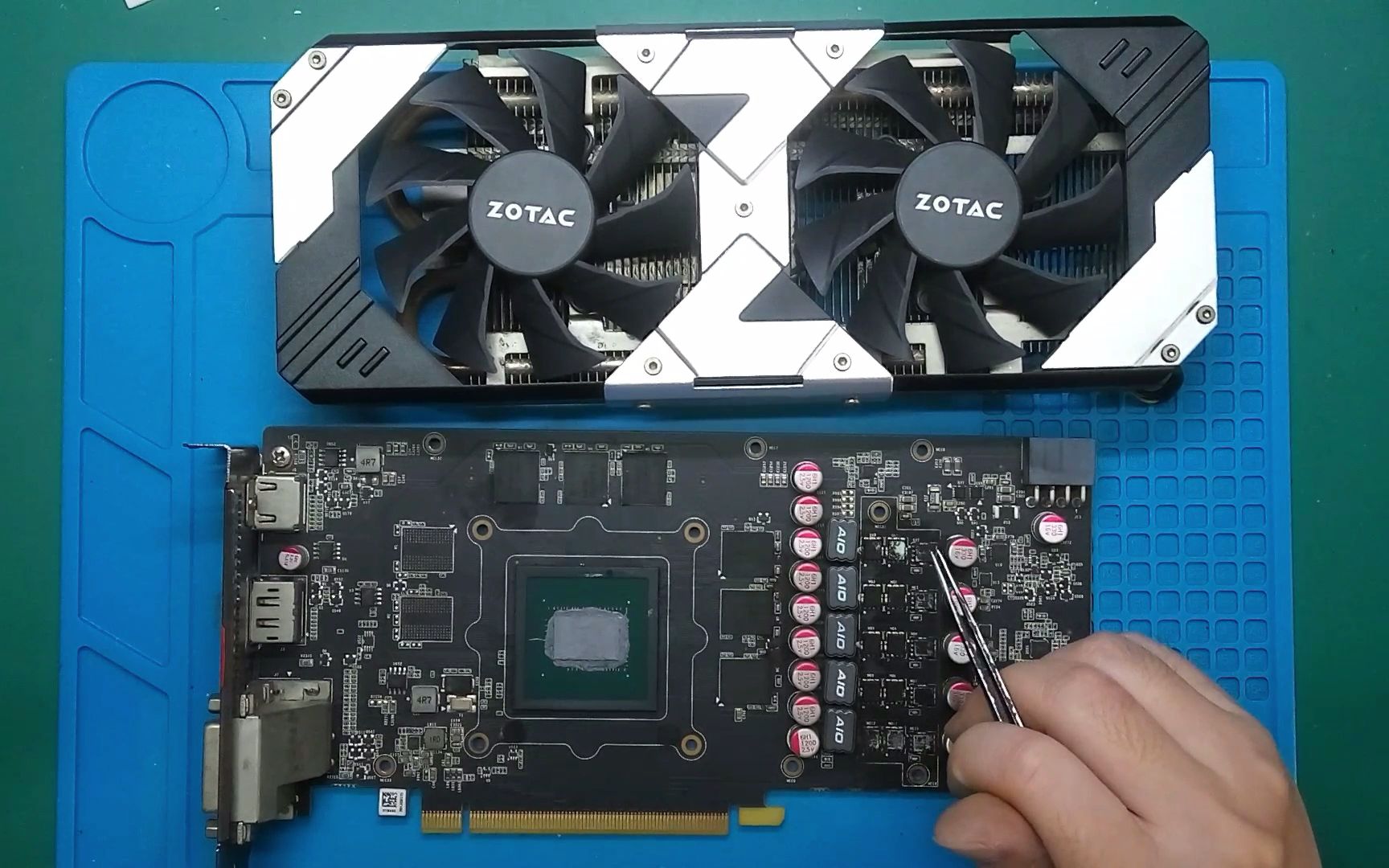 索泰 GTX1060 6G 显卡 黑屏不显示,检查发现大量供电缺失,能否成功...