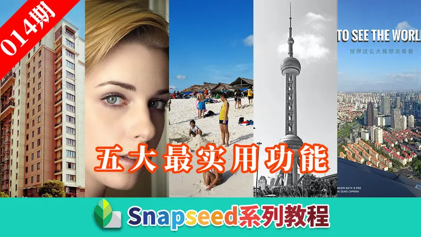 Snapseed五大最实用功能解析【手机修图系列教程014期】