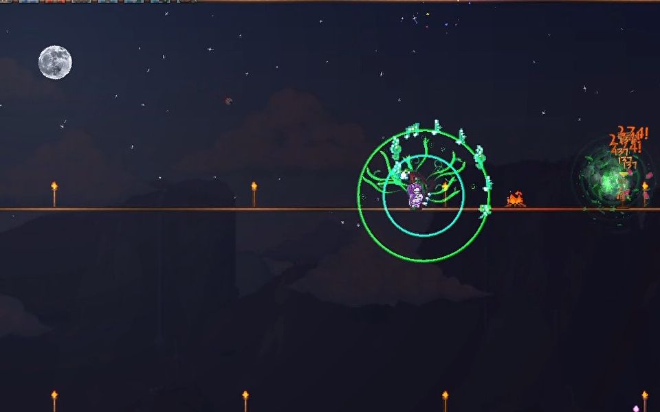 泰拉瑞亚 流光无际武器特效演示_泰拉瑞亚_演示