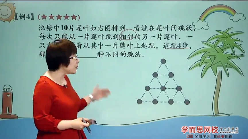 (2)计数方法之标数法、递推法--六年级奥数06讲