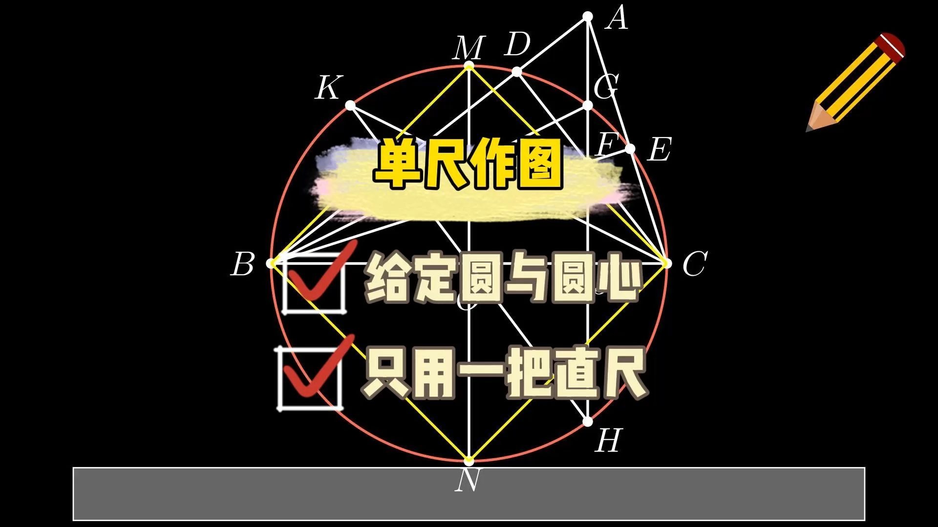 单尺作图:正方形