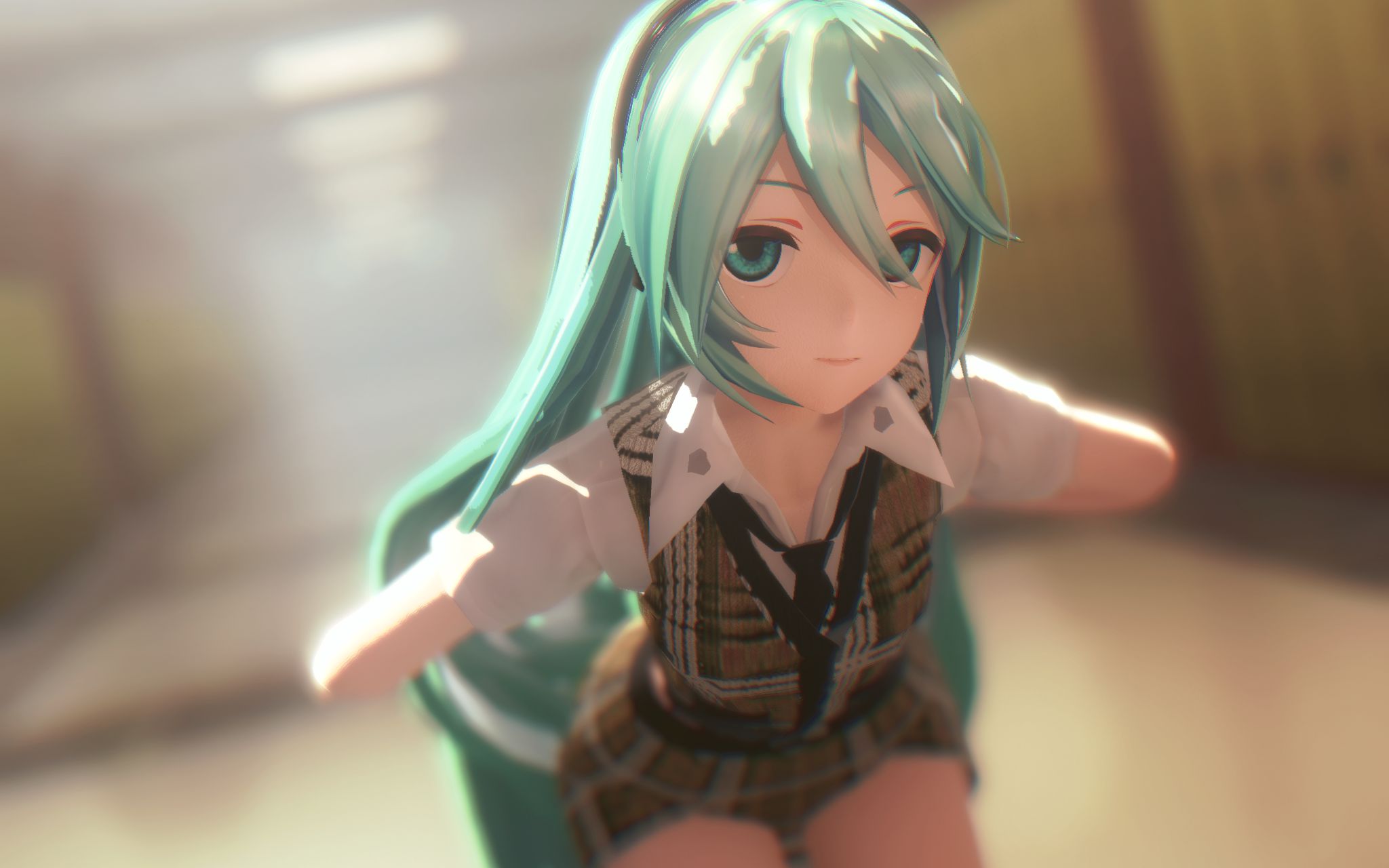 【MMD/V+{镜头/模型配布}】dumb dumb【美高风miku】