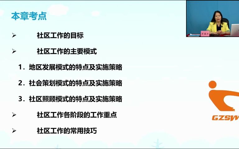 社会工作综合能力(初级)六、社区工作方法