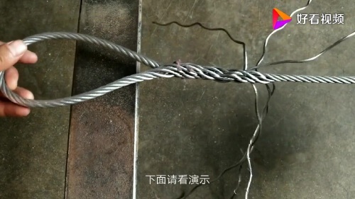 国外特别流行的一种,钢丝绳32插套技巧,国内好多朋友还不了解呢