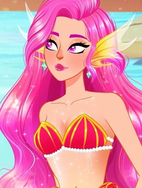 美人鱼公主贪心的闺蜜 #童话 #动画 #美人鱼