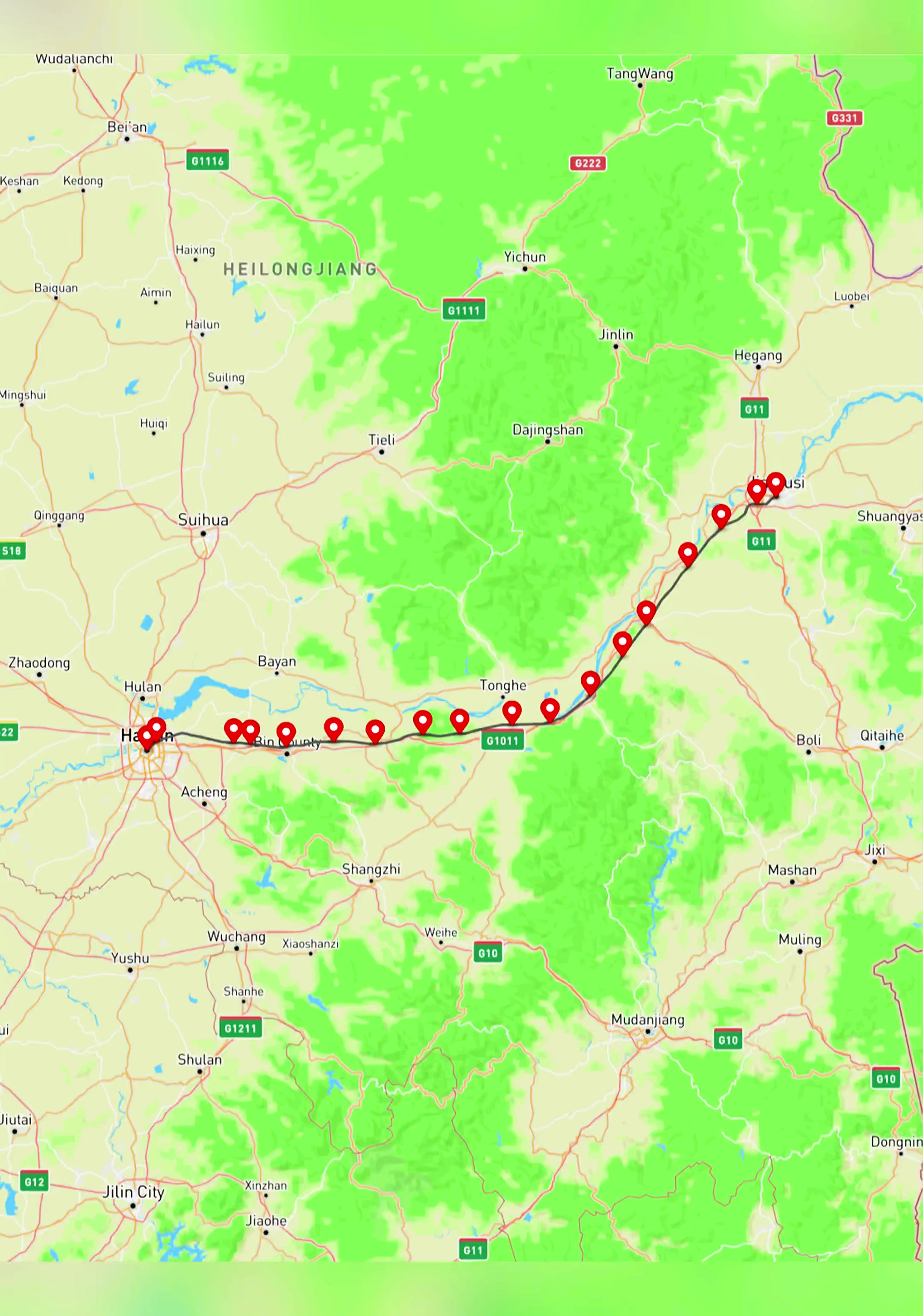 ...正线数目为双线,设计速度和运营速度均为200千米/小时,列控信号系统...