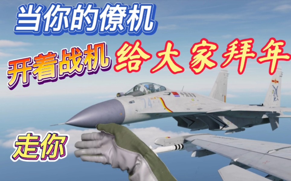 【DCS】开着 战机 去拜年_单机游戏热门视频