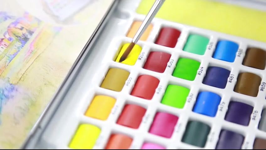 水彩画还可以这样玩?超简单的水彩教程