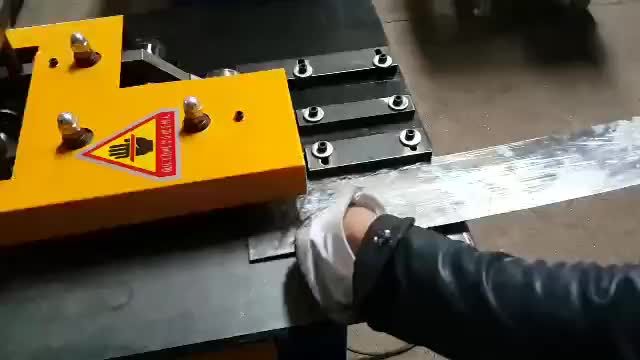 风管咬口机操作视频 #机械设备