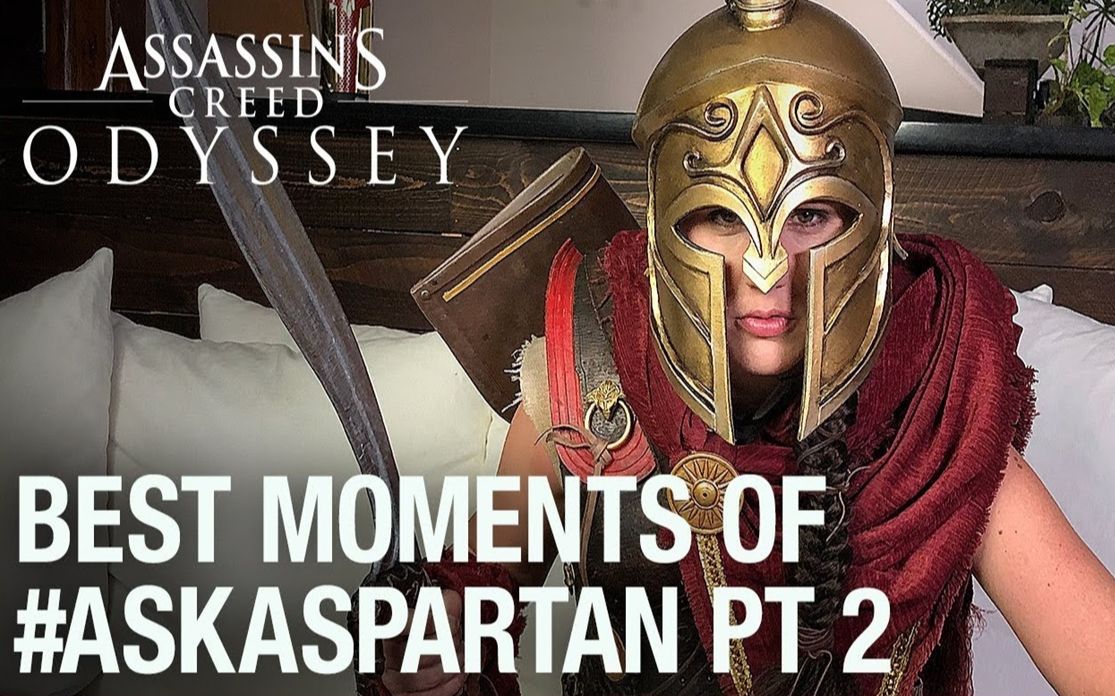 【官中字幕】刺客信条:奥德赛 官方沙雕宣传片-卡珊卓回应了! 1080P