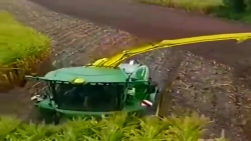 又出人才了?几百亩的庄稼,看这大机械的效率有多高!