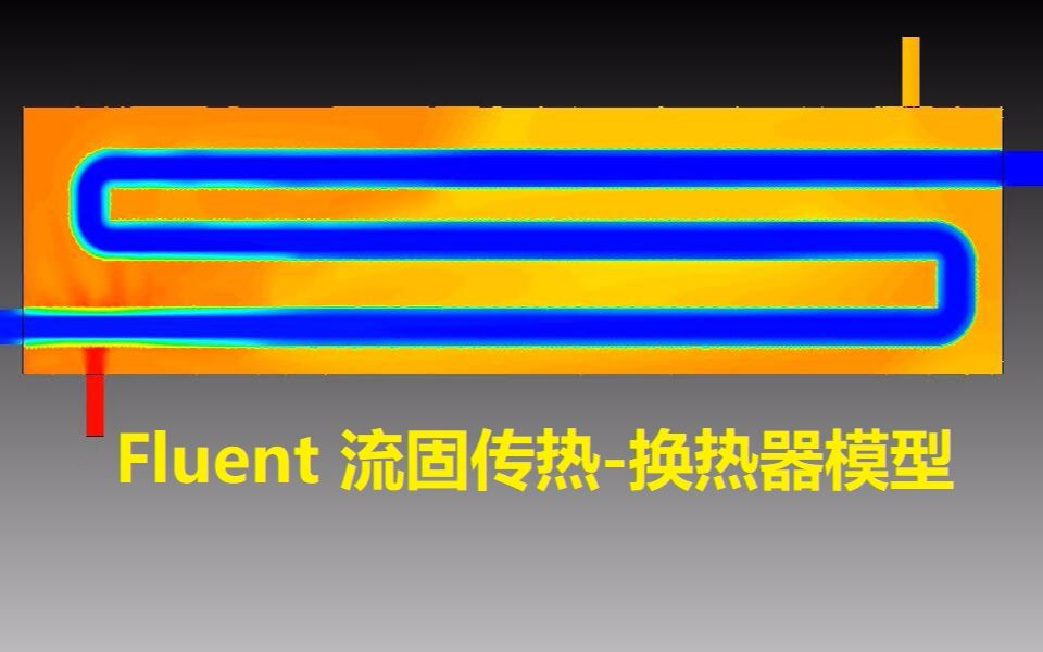 Fluent 流固传热-简易换热器模型