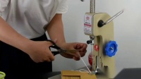 云广手动精标带刀装订机 全钢带切刀凭证打孔机精标I型手动装订机