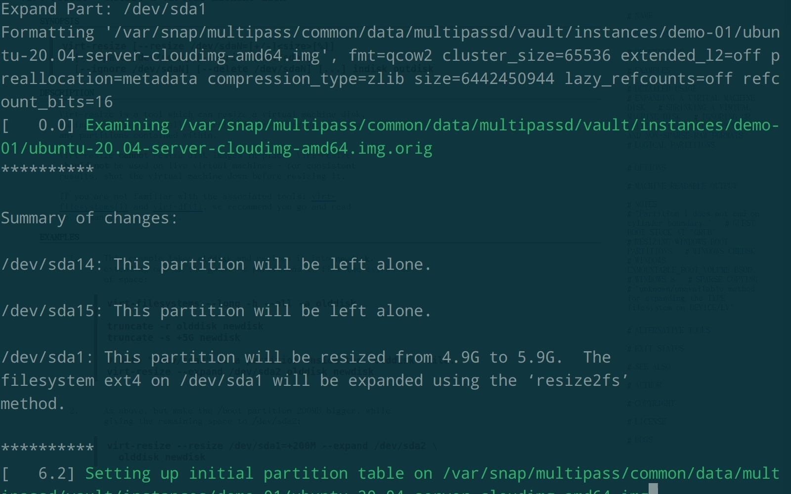 virt-resize 扩充 Ubuntu Cloud Image 根文件系统时遇到的坑