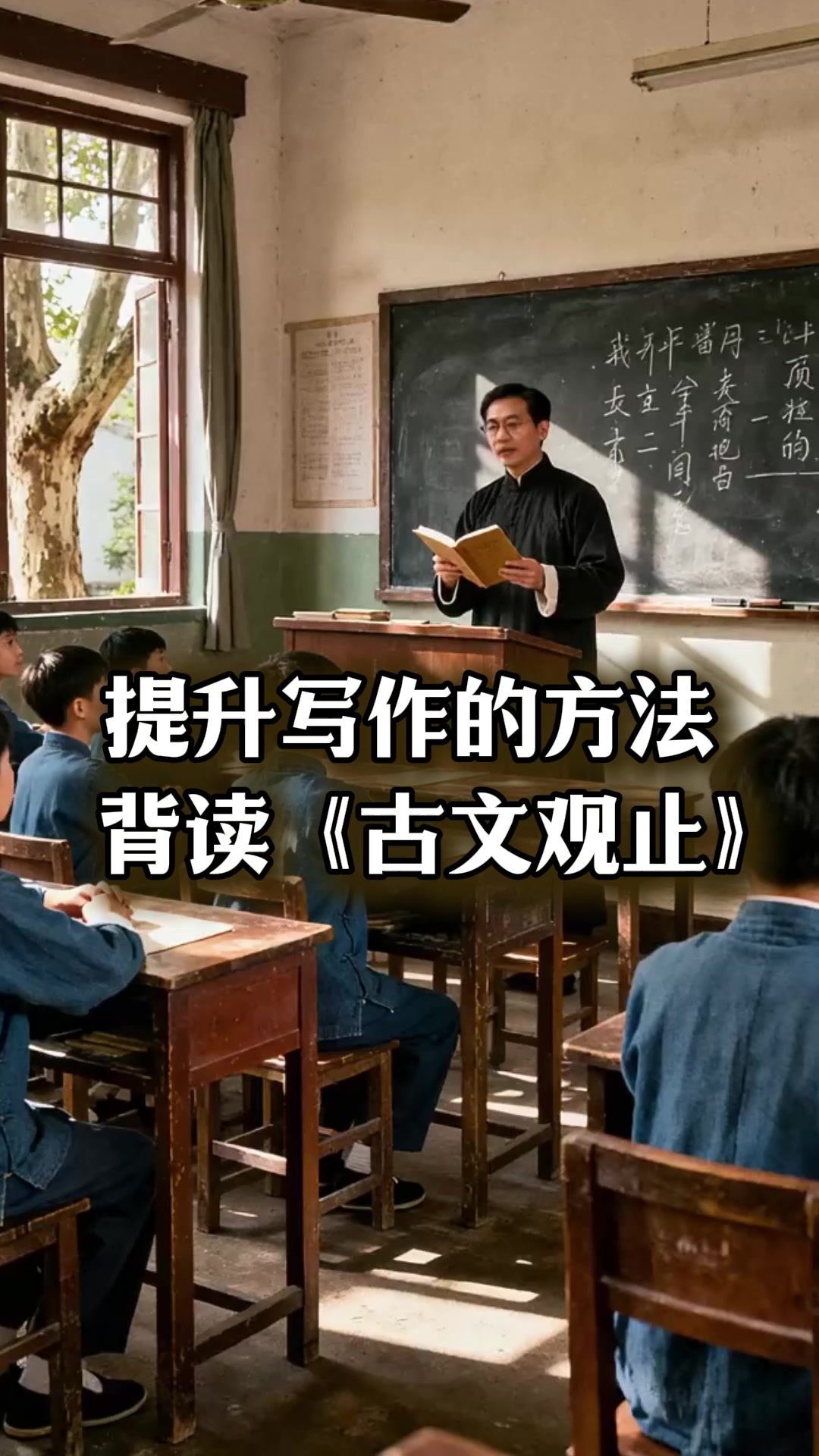 提升写作的方法背读《古文观止》#文学 #传统文化 #古文观止