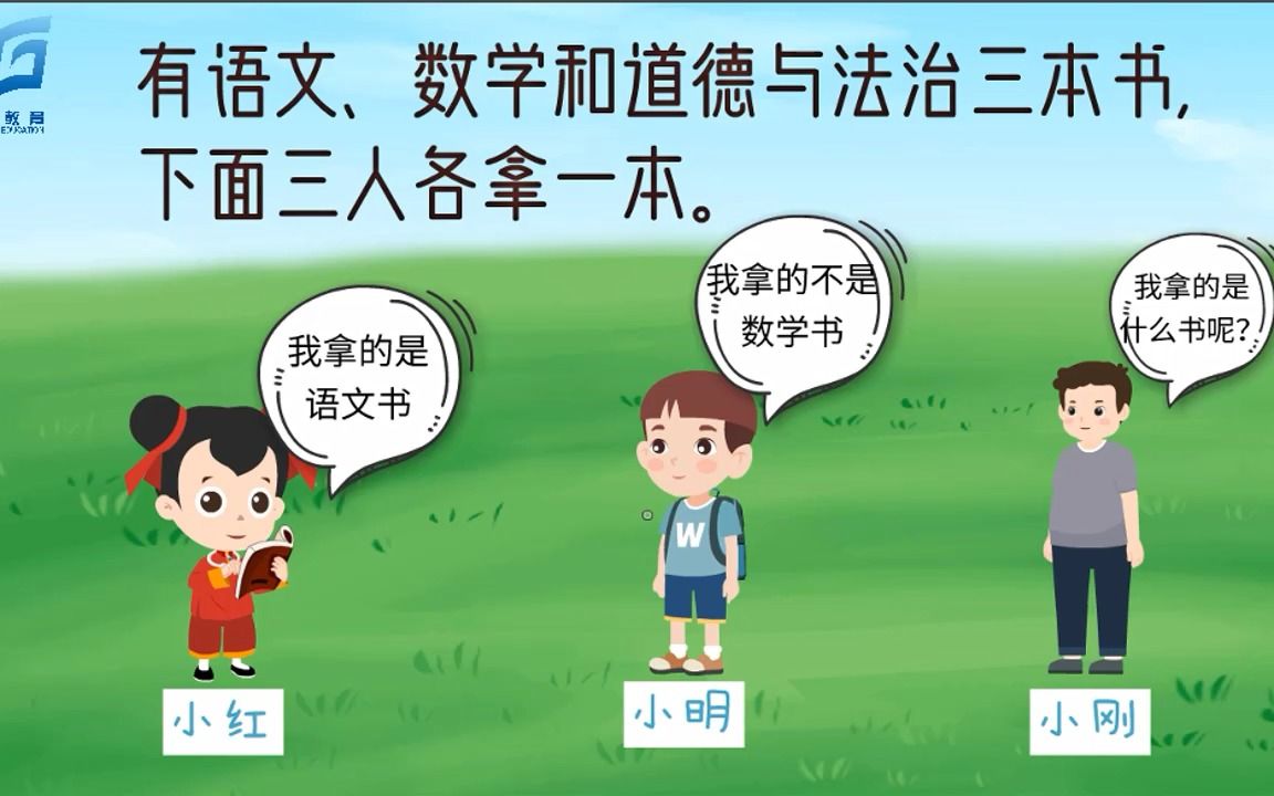 小学数学微课二年级下册《数学广角——推理1》