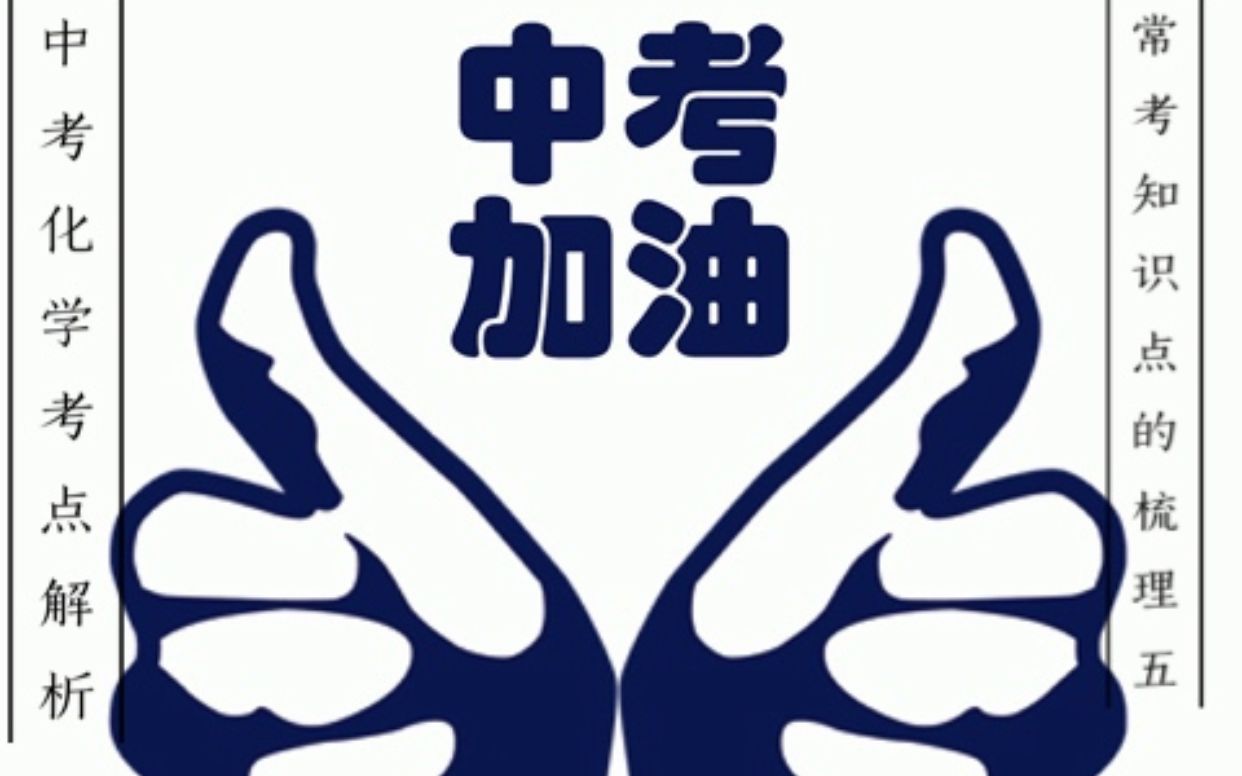 中考化学考点解析之常考知识点的梳理(五)