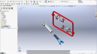 使用SOLIDWORKS模拟的万向节运动,每个细节都表达的很清楚