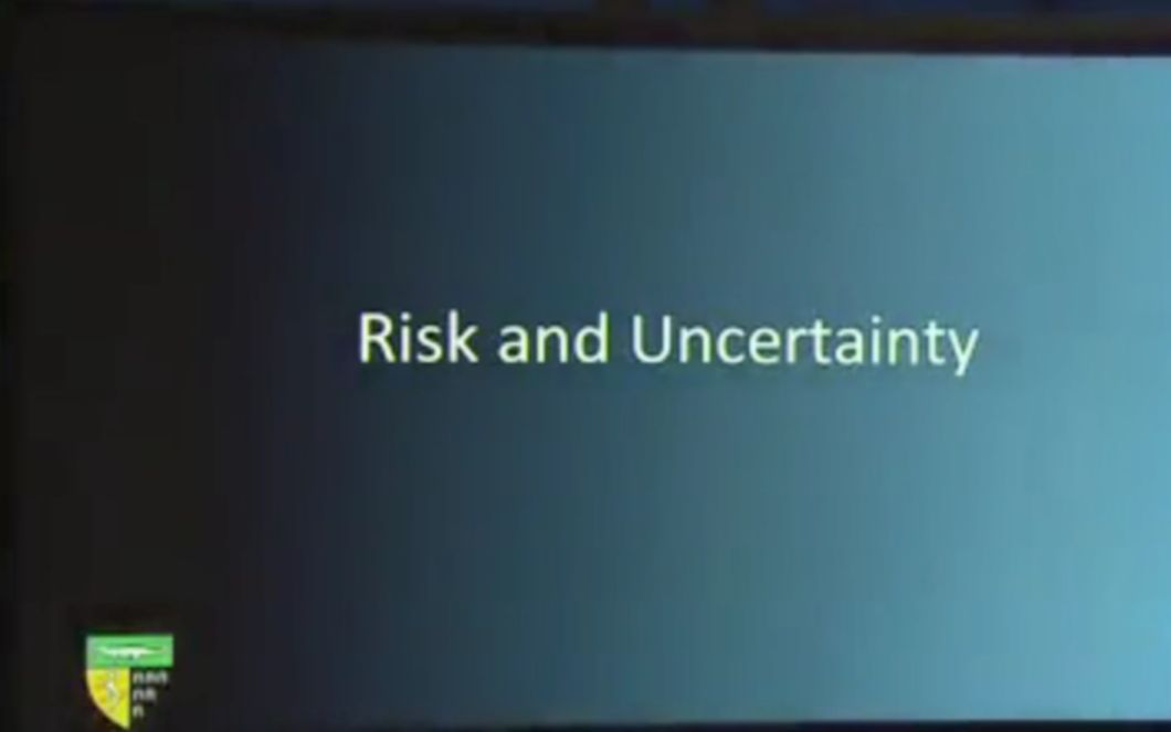 ...工具箱】3.5 Uncertainty and Risk:不确定性与风险(主讲:Ian Ayres教授)