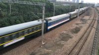 【火车】【沪杭线】T382上海南-昆明交汇金山带鱼