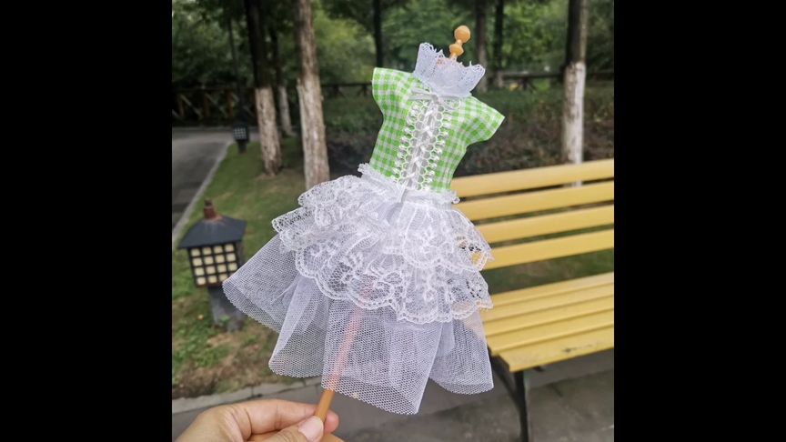 儿童手工diy芭比娃娃衣服制作教程寒假手工