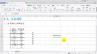 WPS2019表格视频教程 第29集 文本排序:自定义排序之特殊排序