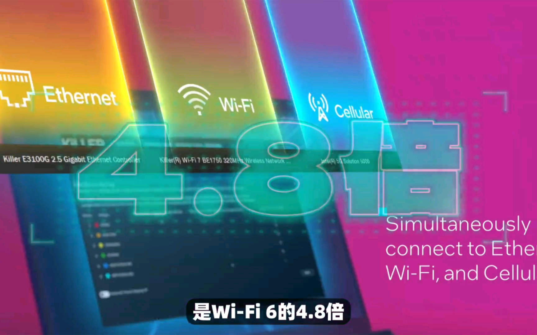 Wi-Fi 7提升如何? Killer BE 1750 X Wi-Fi 7无线网卡功能体验#网卡#...