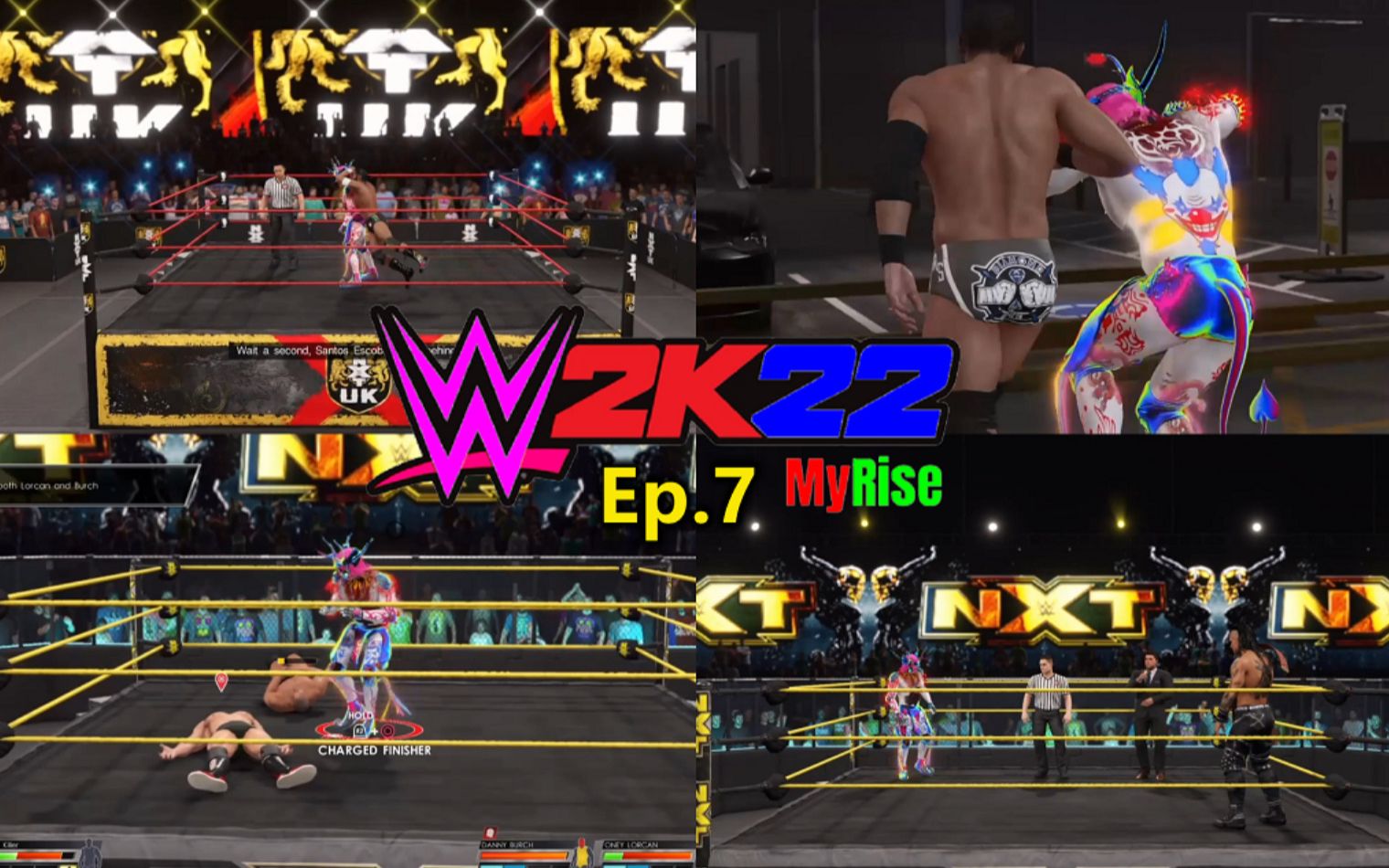 WWE2K22★My Rise 生涯模式 Ep.7★今天一直被偷襲啊!好人真難當 ...