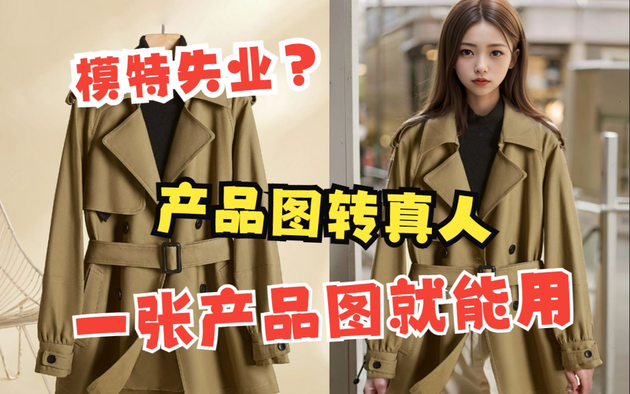 让AI模特穿指定服装 AI电商/服装模特已就业?(PS的AI绘画插件)