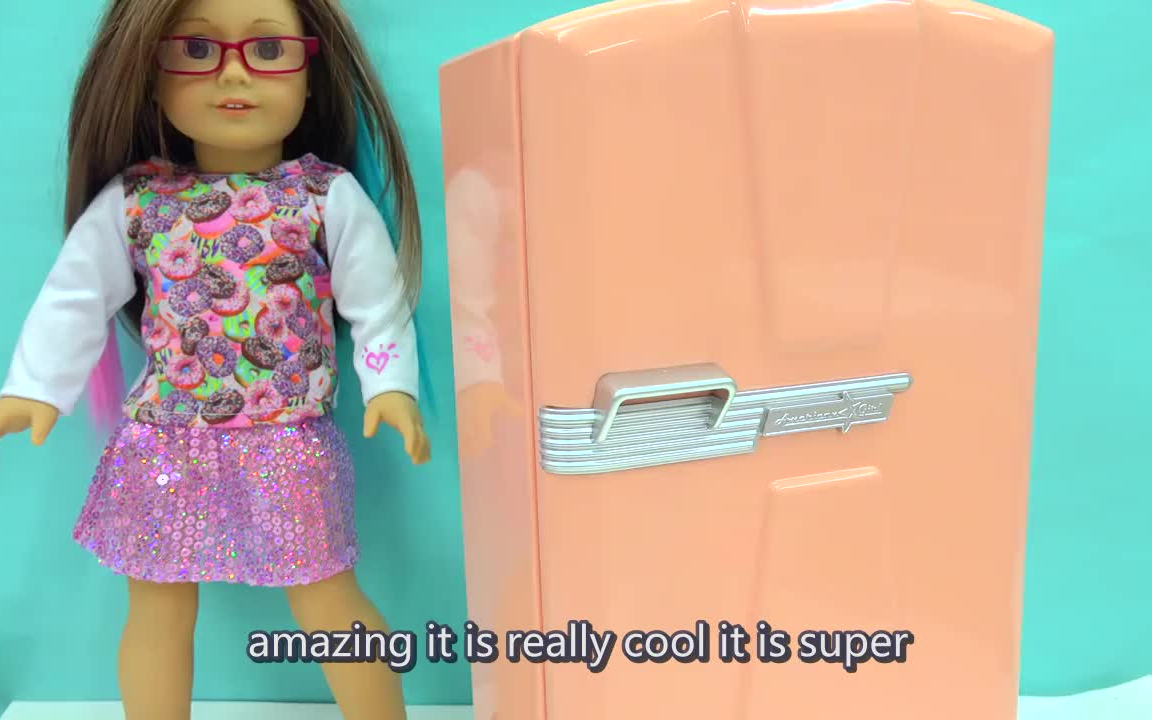 【cookie】美国女孩娃娃的冰箱玩具【英字】