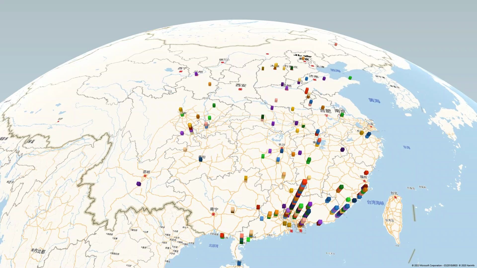 Excel三维地图制作人员分布超炫动画,成品太赞了,大家都可以试试#宅...
