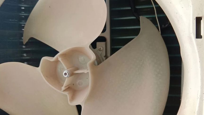 空调外风机不转,师傅教你检测拆卸过程,和注意事项。